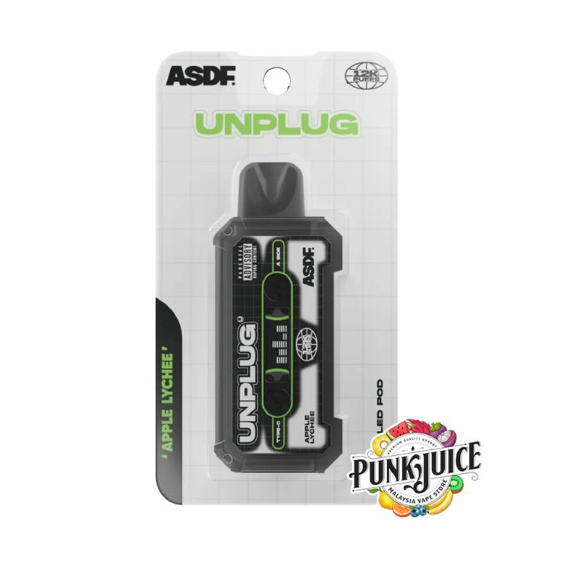 ASDF Vapetape Unplug (12K) 5% - LED Screen - Disposable Pod – Punk ...