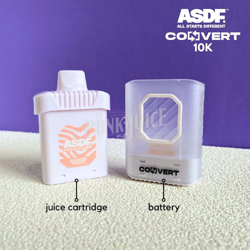 ASDF Convert 10,000 5% Disposable Pod – Punk Juice Vape Store