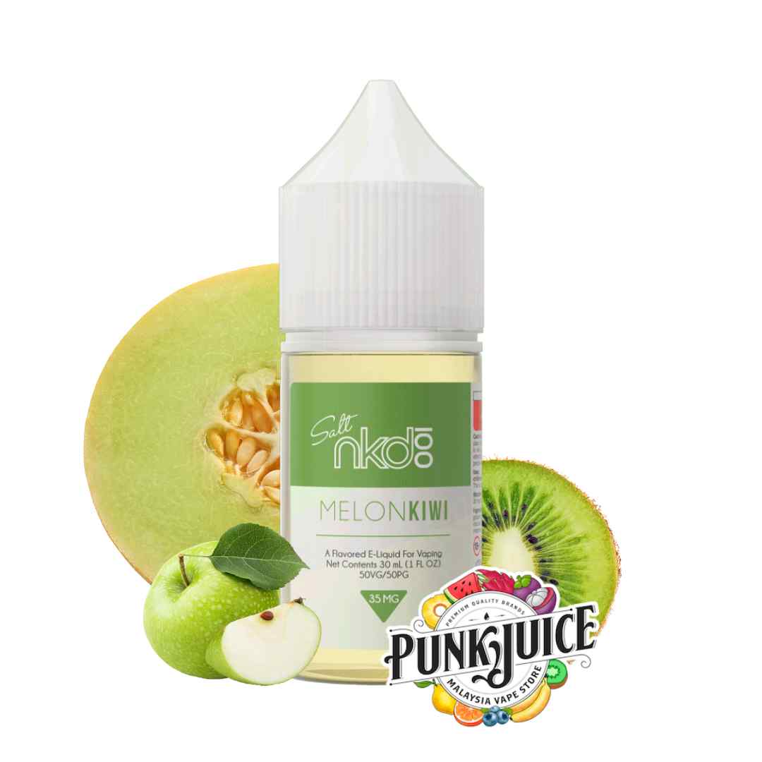 NKD 100 Salt Melon Kiwi (fka Green Blast) - Punk Juice Vape Store